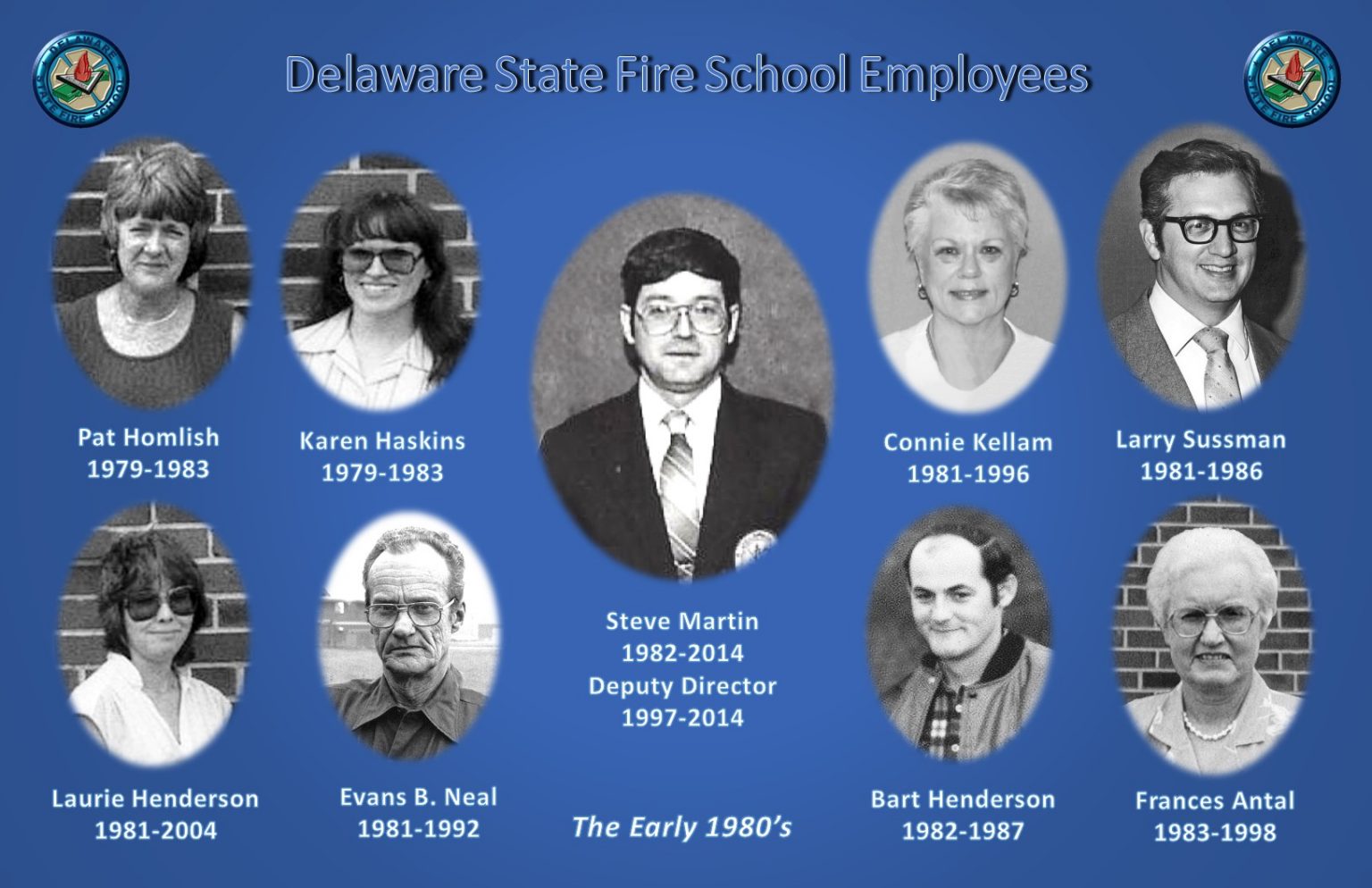 Fire School Staff Over the Years - State Fire School - State of Delaware