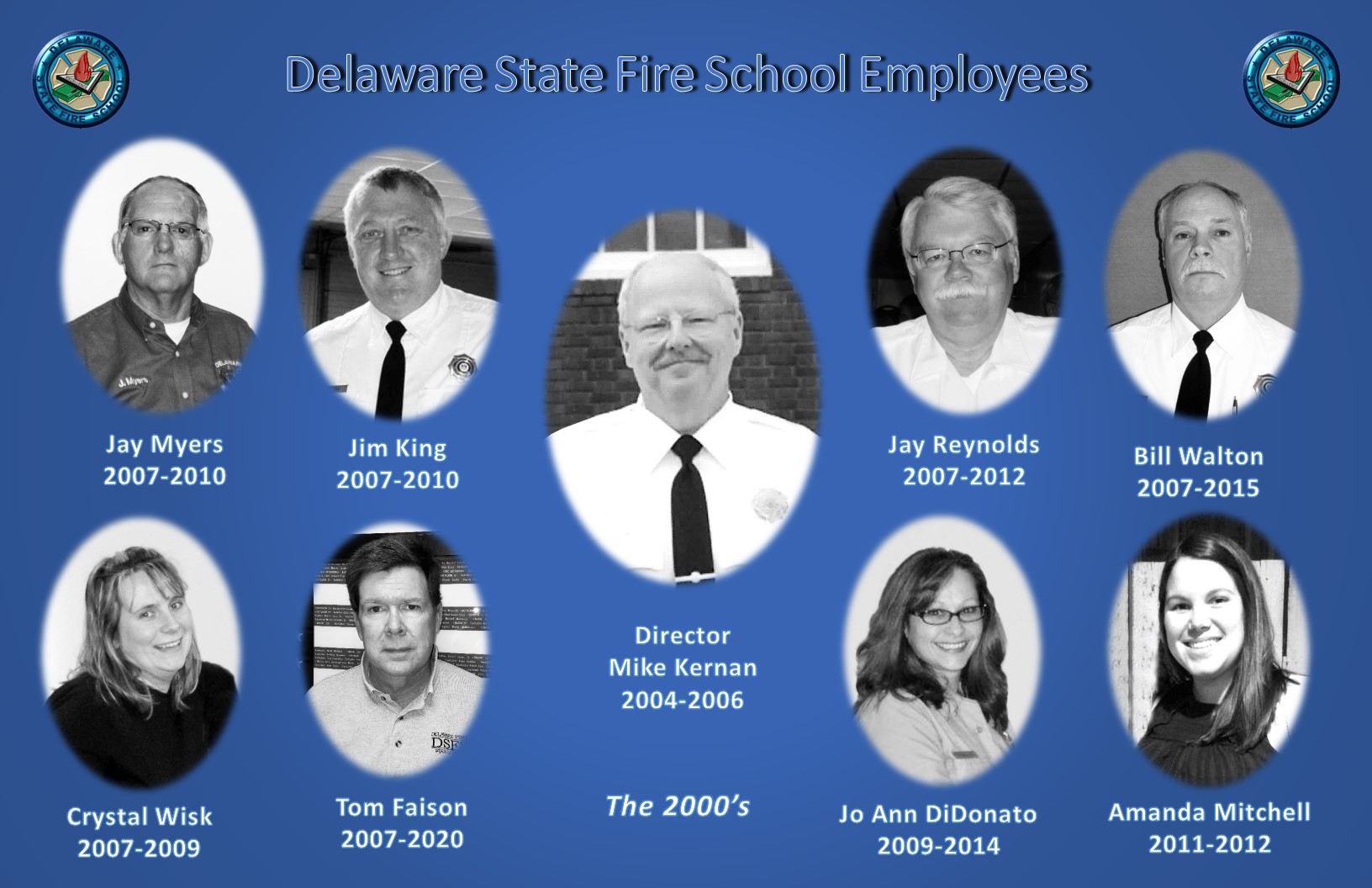 Fire School Staff Over the Years - State Fire School - State of Delaware